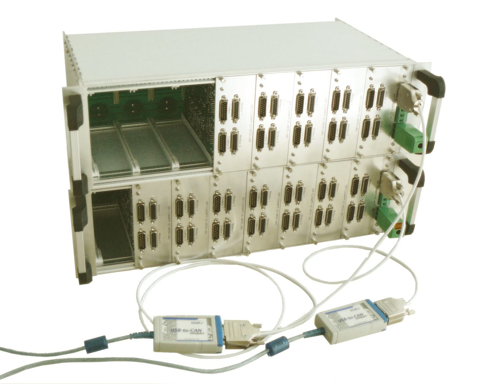 Rack de pilotage commande par CAN - ISP System